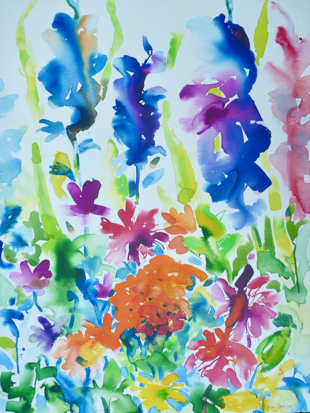 Floral Awakening – Flora Doehler Painting