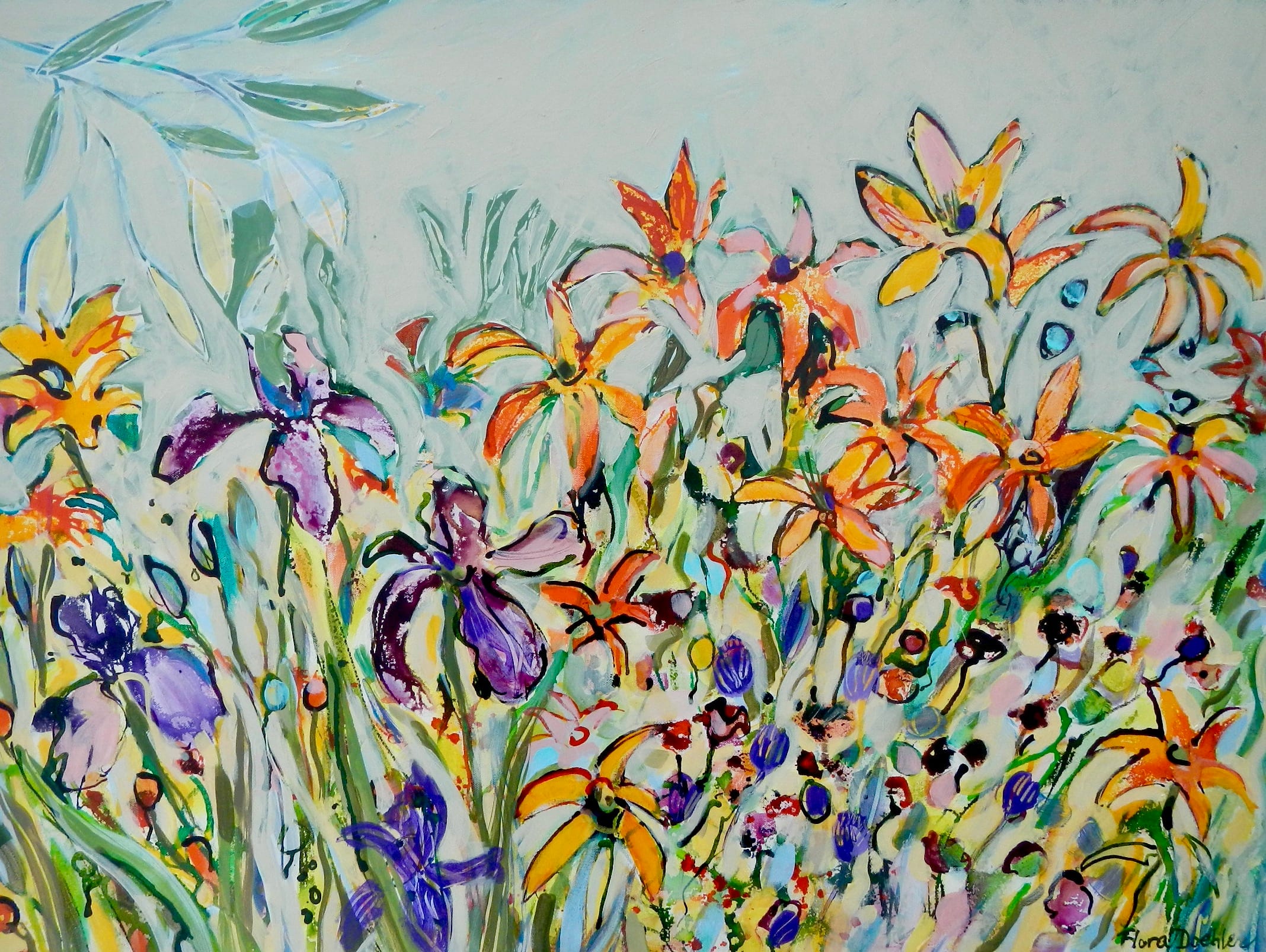 The Sun worshippers – Flora Doehler Painting